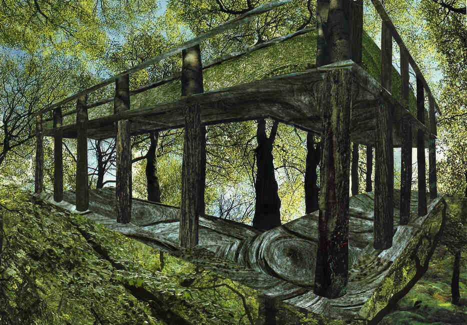 Architectural collage - Anna Belleforte - Artist